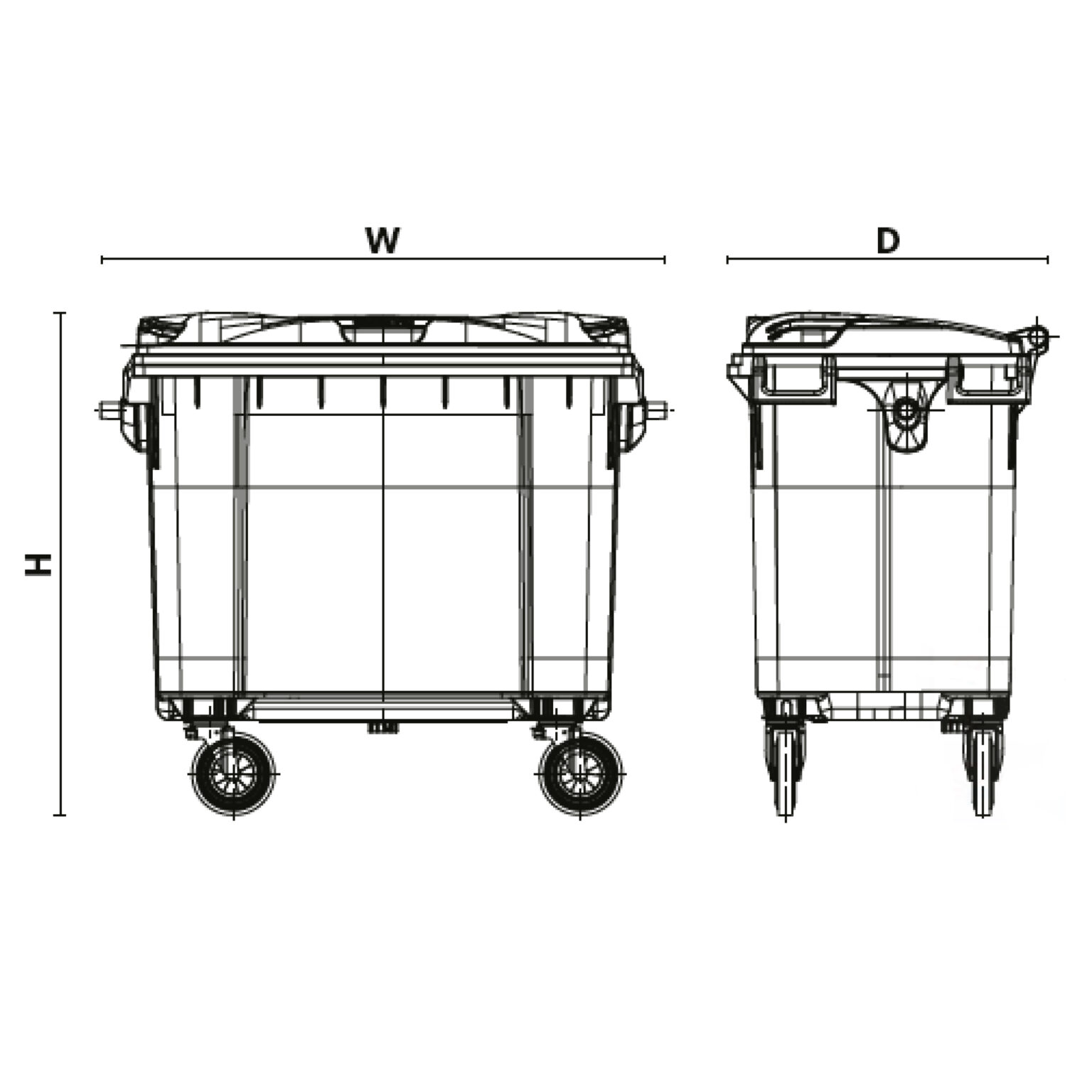 Four Wheeled Bins - ECP
